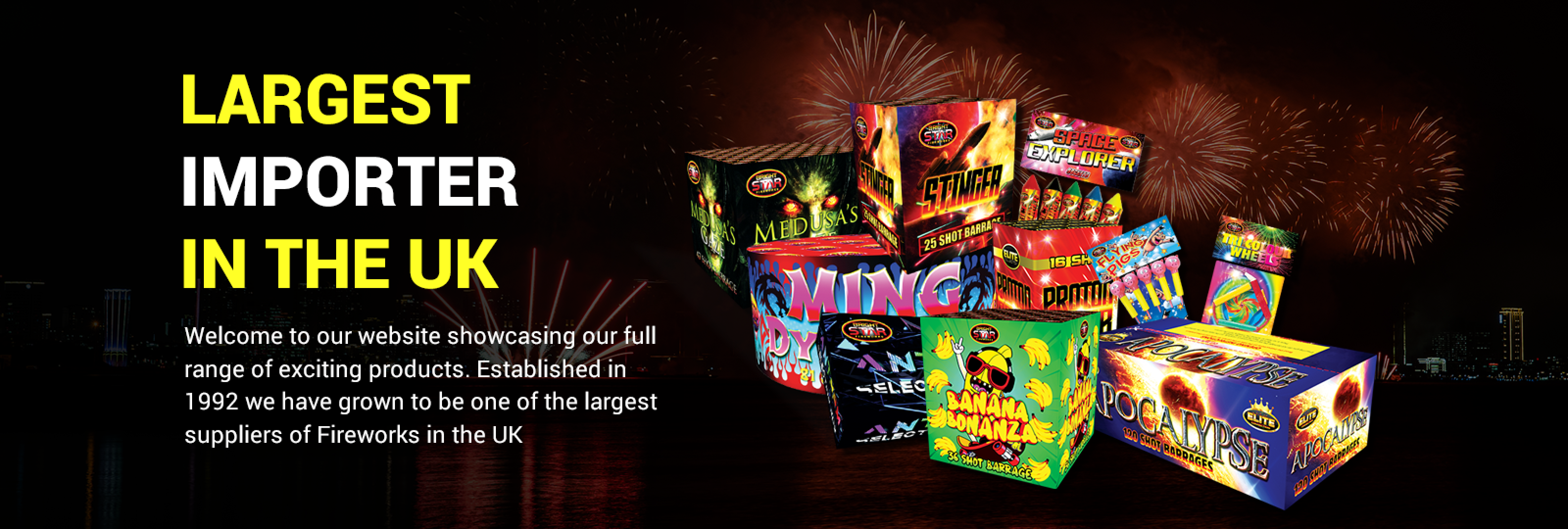 Bright Star Fireworks for all Occassions