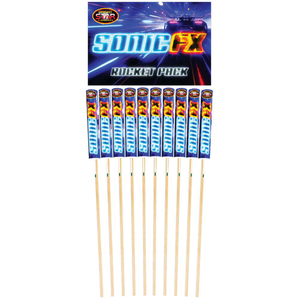 Sonic FX 10pce Rocket Pack